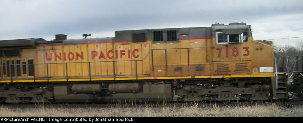 UP 7183, engineer's side